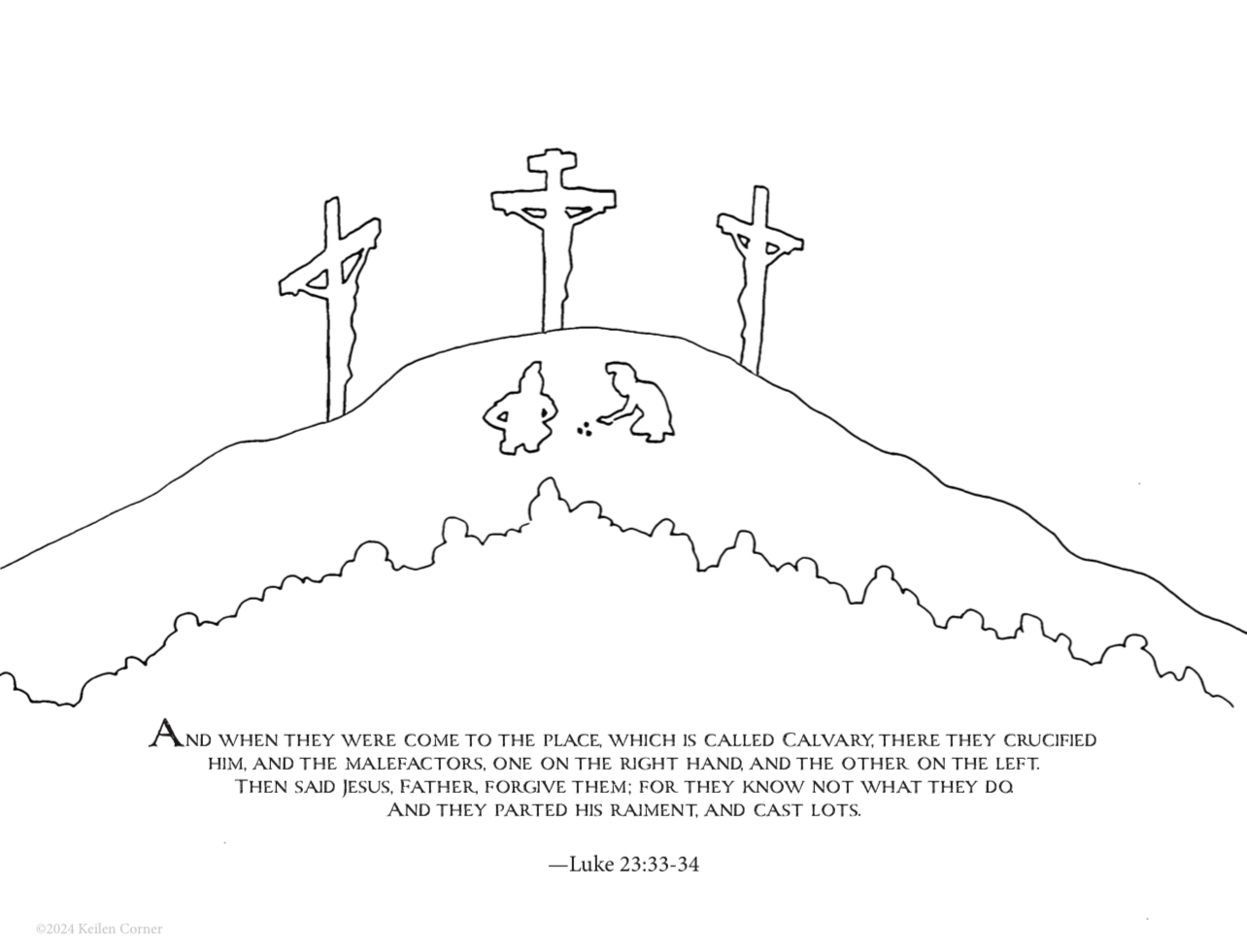 He is Risen | Coloring Pages | Keilen Corner